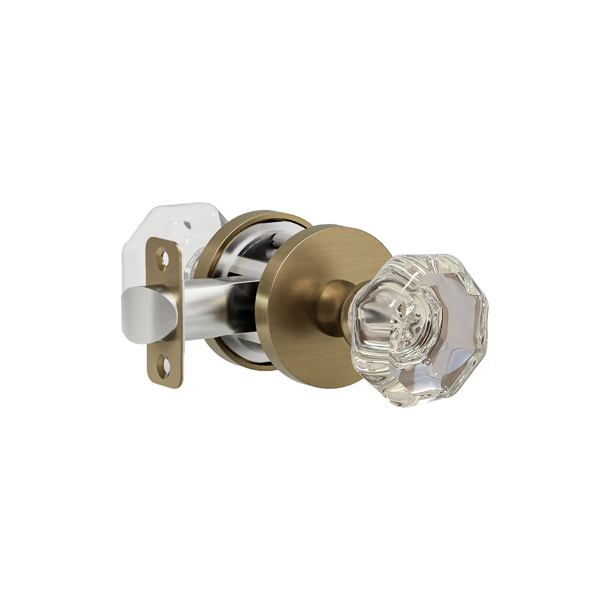 K4R4 (K4 Crystal Knob with Modern Round R4 Rosette) – Montana Forge ...