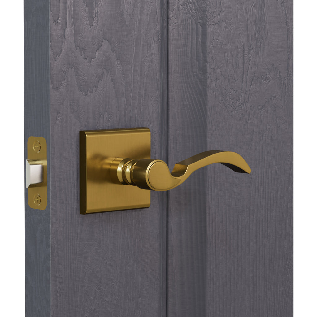 L1R5 Lever (L1 Lever with Modern Square R5 Rosette) – Montana Forge ...