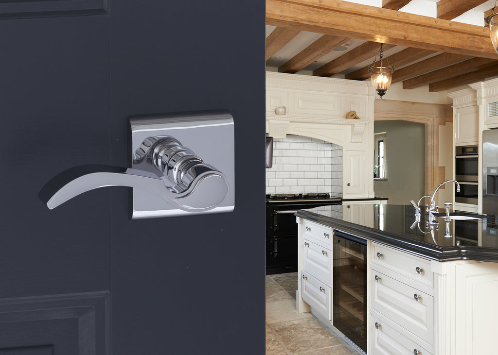 L1R5 Lever (L1 Lever with Modern Square R5 Rosette) – Montana Forge ...